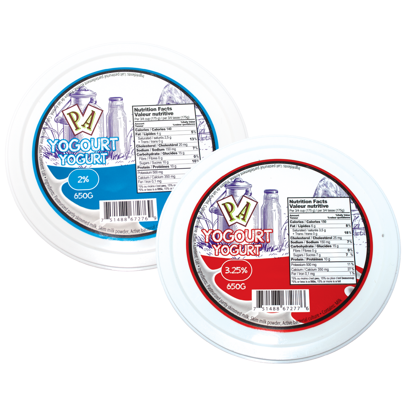 Supermarché PA / PA Yogurt 650g