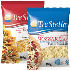Supermarché PA / Tre Stelle Grated Cheese 200g